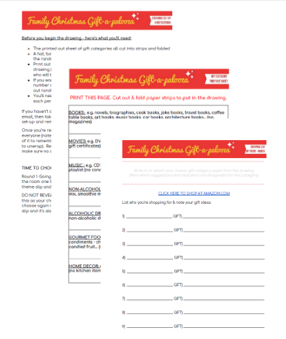 Great Family Christmas Gift Exchange Idea